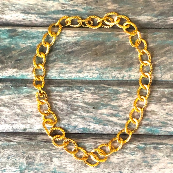 Ralph Lauren | Jewelry | Ralph Lauren Gold Vtg Cable Link Chain ...